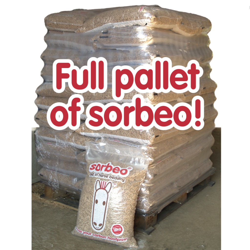 Full Pallet Horse Bedding | Wood Pellet Based | Sorbeo